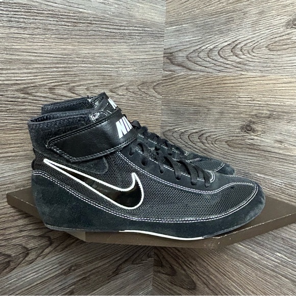 Nike | Shoes | Nike Speed Sweep Wrestling Black White | Poshmark
